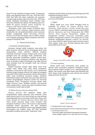 ANALISIS DAN IMPLEMENTASI NETWORK SECURITY SYSTEM MENGGUNAKAN TEKNIK HOST-BASED INTRUSION ...
