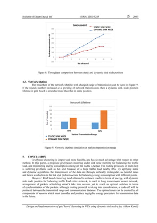 Design and implementation of grid based clustering in WSN using dynamic sink node | PDF
