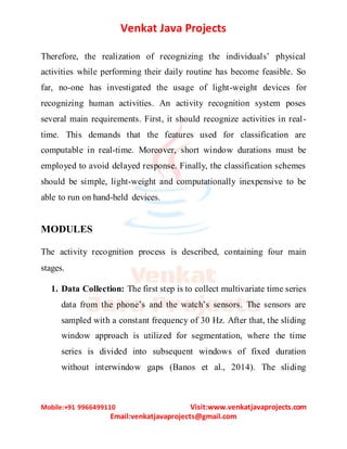 human activity recognization using machine learning with data analysis | DOCX