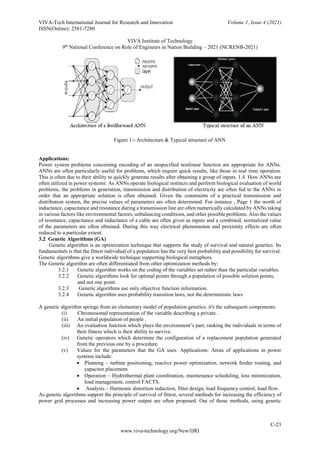 ARTIFICIAL INTELLIGENCE IN POWER SYSTEMS | PDF