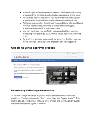How to make money with {{Google AdSense}} | PDF | Internet for Beginners | Internet