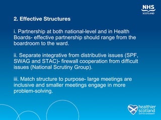 Partnership Working: Does it Have a Future in NHSScotland? | PPT