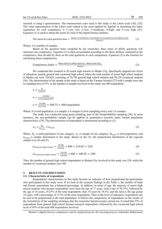 Student’s digital literacy competence and its implications for the learning process | PDF