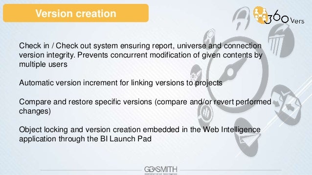 360Vers Business Objects version control