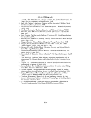 Pakistani Madrasa Education Reforms Viewpoint | PDF