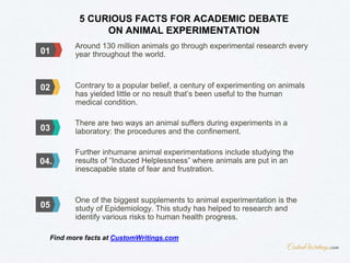 COMPLETE GUIDE ON HOW TO DEBATE ABOUT ANIMAL EXPERIMENTATION | PPTX ...