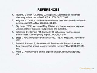 COMPLETE GUIDE ON HOW TO DEBATE ABOUT ANIMAL EXPERIMENTATION | PPTX ...