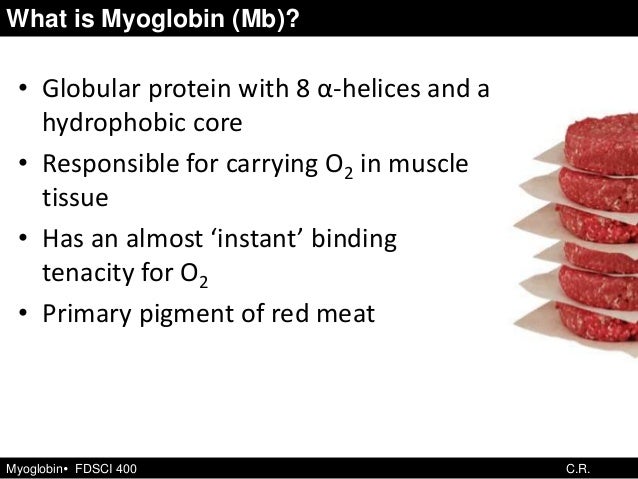 Myoglobin and Meat Color - by Chris Raines (@itweetmeat)