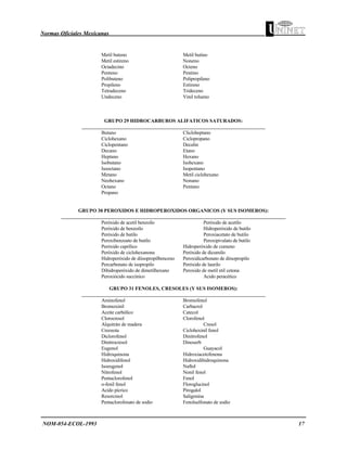 38 nom 054 semarnat 1993 proc incompatibilidad residuos | PDF