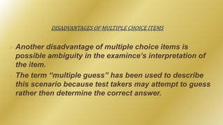 Constructing Objective and Essay Type Test | PPTX