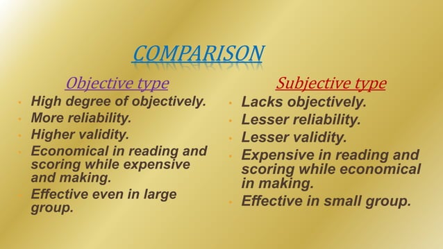 Constructing Objective and Essay Type Test | PPTX