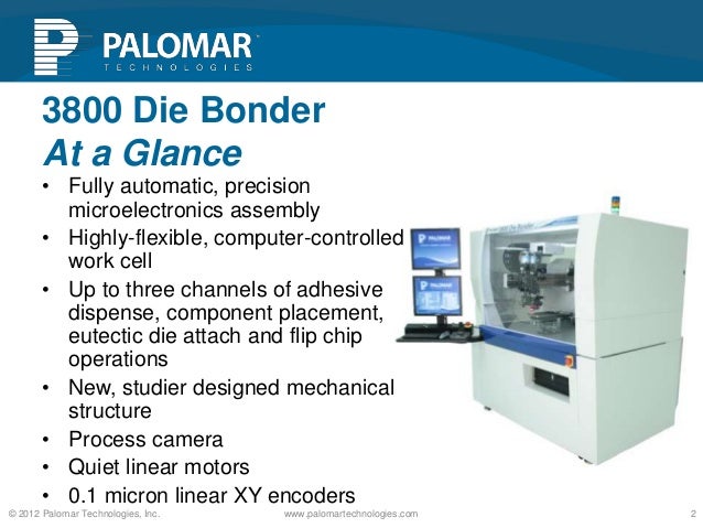 3800 die-bonder overview