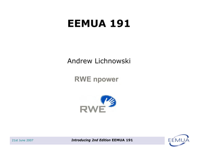 EEMUA191-Presentations.pdf | Business | Business and Finance