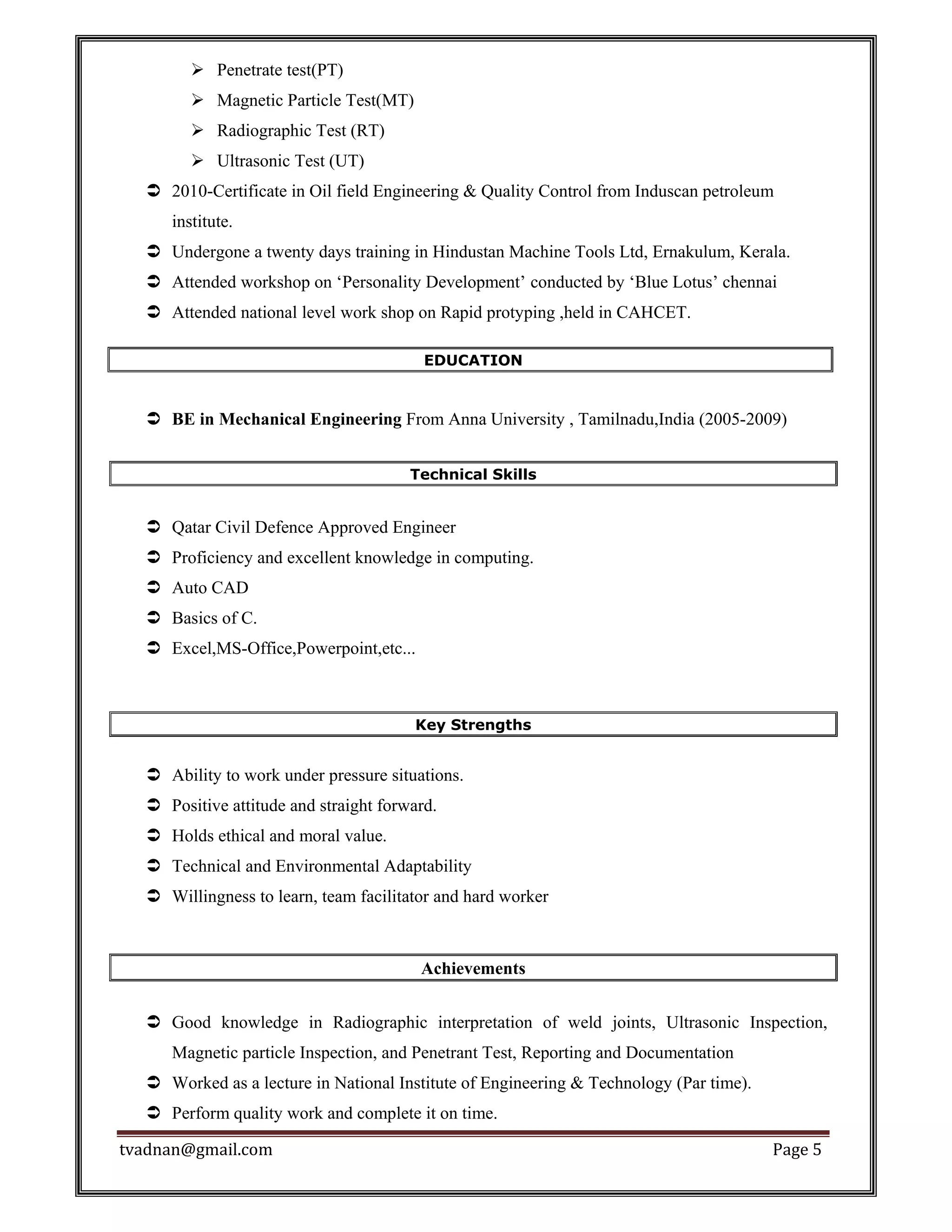 Adnan -updated CV | PDF