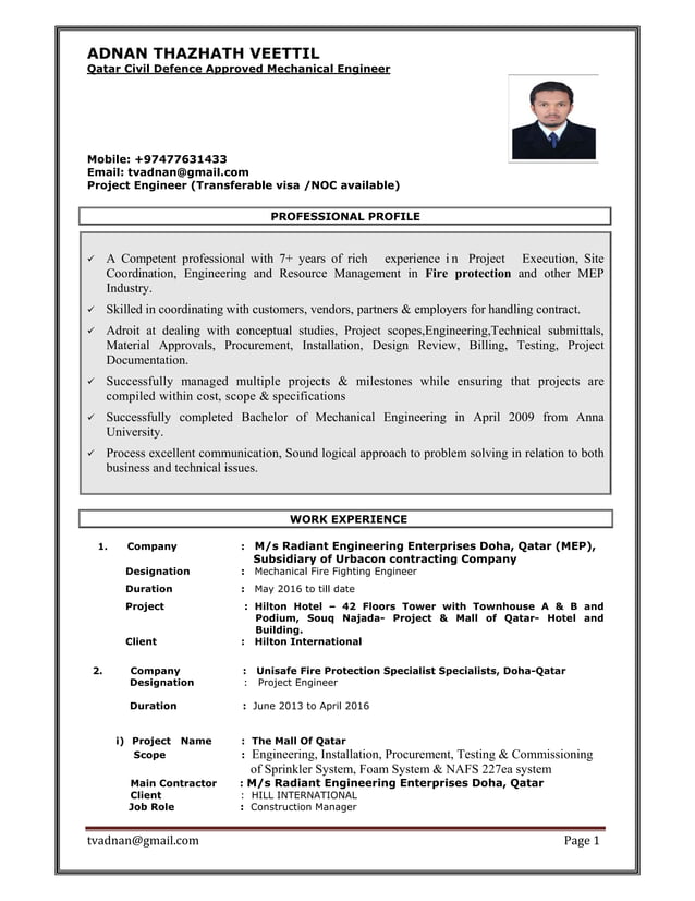 Adnan -updated CV | PDF