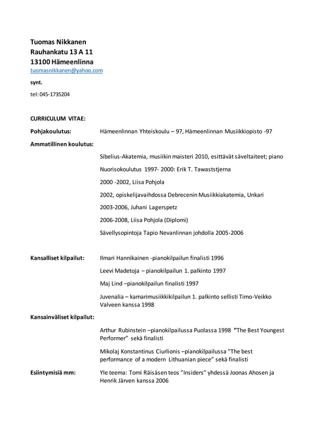 CV_Tuomas Nikkanen | DOCX