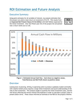 Expected ROI & Analysis Plan | PDF