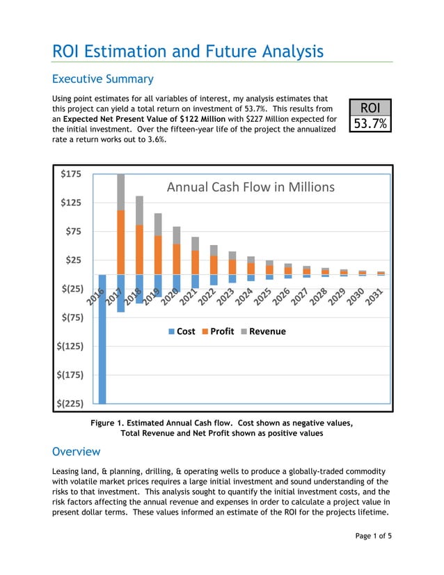 Expected ROI & Analysis Plan | PDF