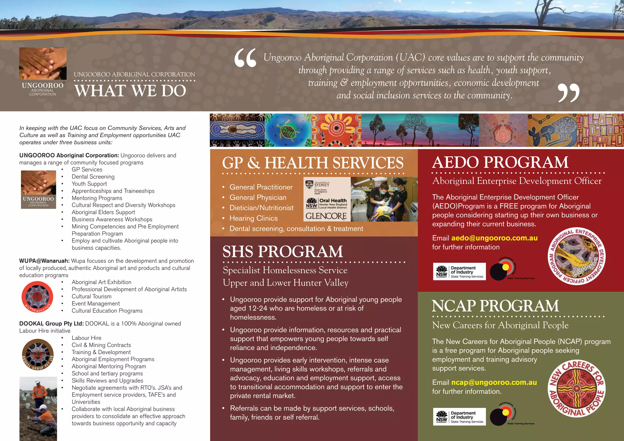 UNGOOROO SERVICE BROCHURE 2015 | PPT