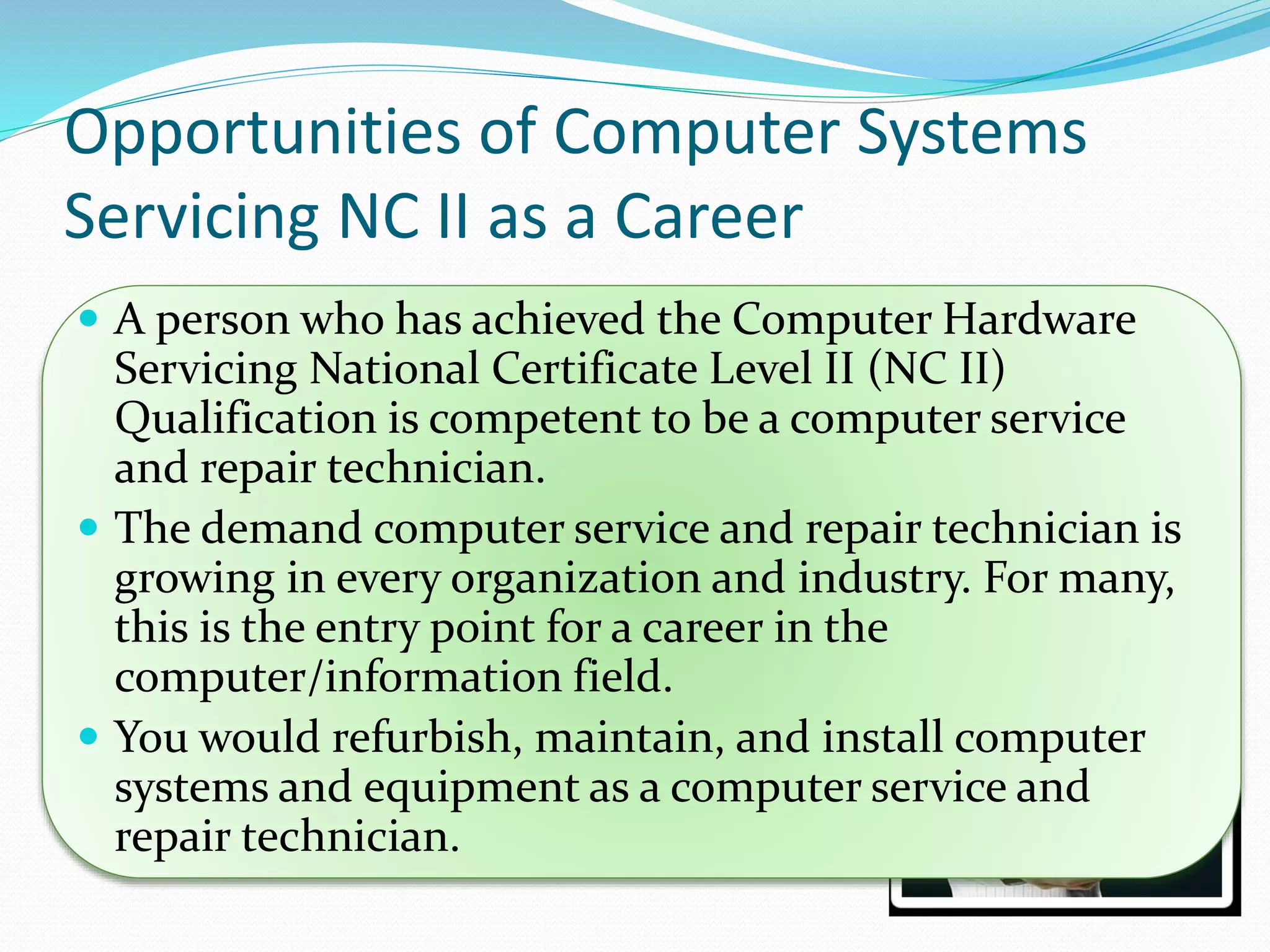 381091947 introduction-computer-systems-servicing-nc-ii | PPTX