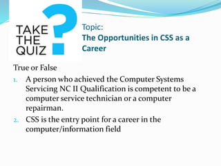 381091947 introduction-computer-systems-servicing-nc-ii | PPTX