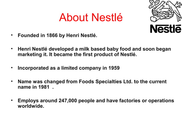nestle-ppt | PPT