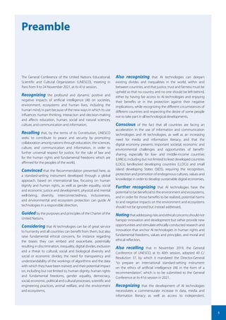 Recommendation on the Ethics of Artificial Intelligence | PDF