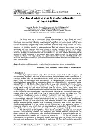 An idea of intuitive mobile diopter calculator for myopia patient | PDF