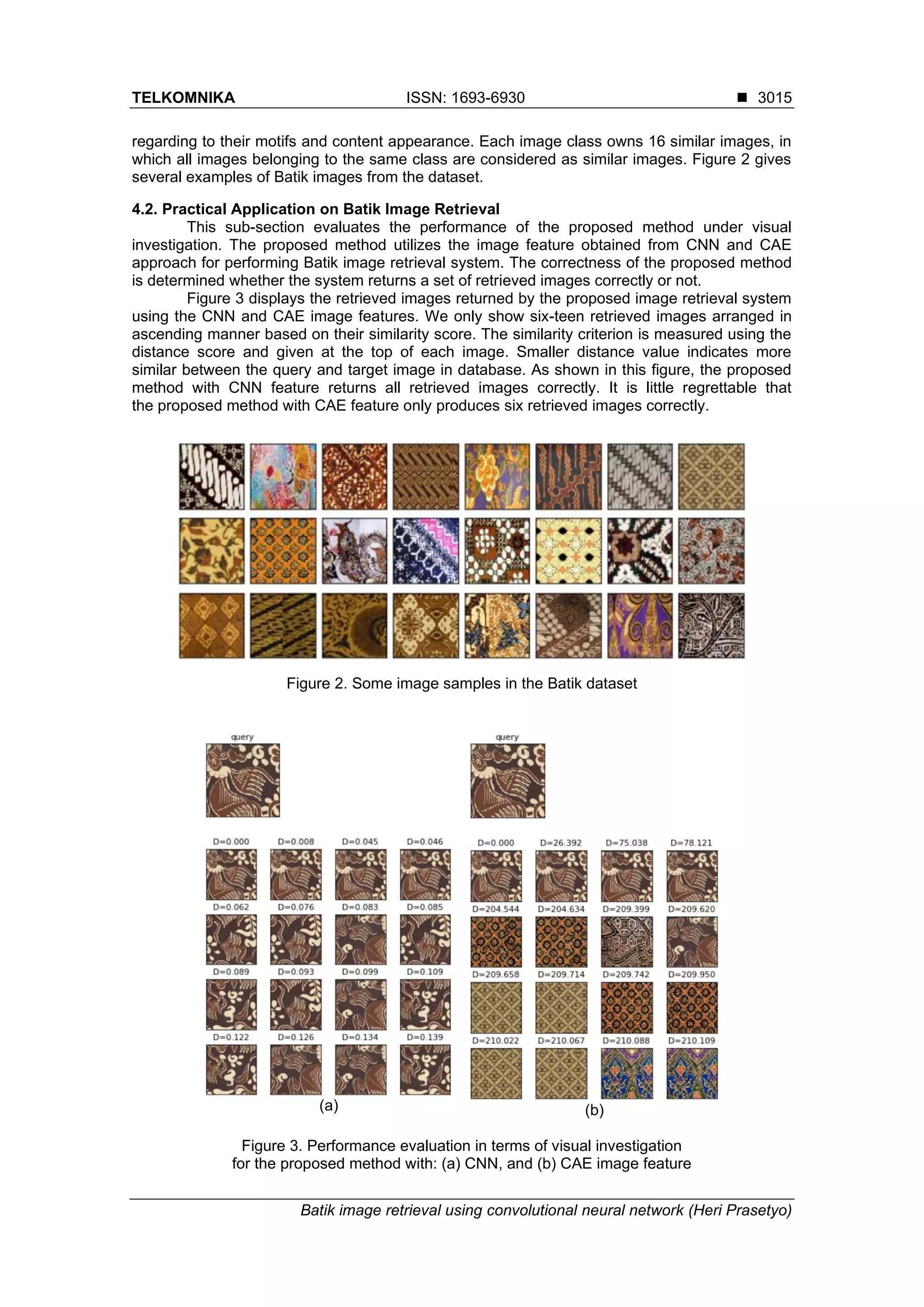 Batik Image Retrieval Using Convolutional Neural Network Pdf