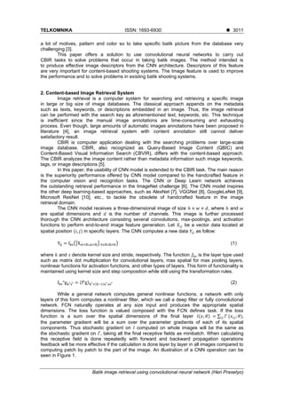 Batik image retrieval using convolutional neural network | PDF | Search | Internet