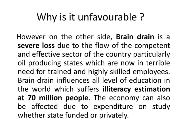 38132070 brain-drain | PPT