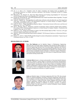 P-D controller computer vision and robotics integration based for student’s programming ...