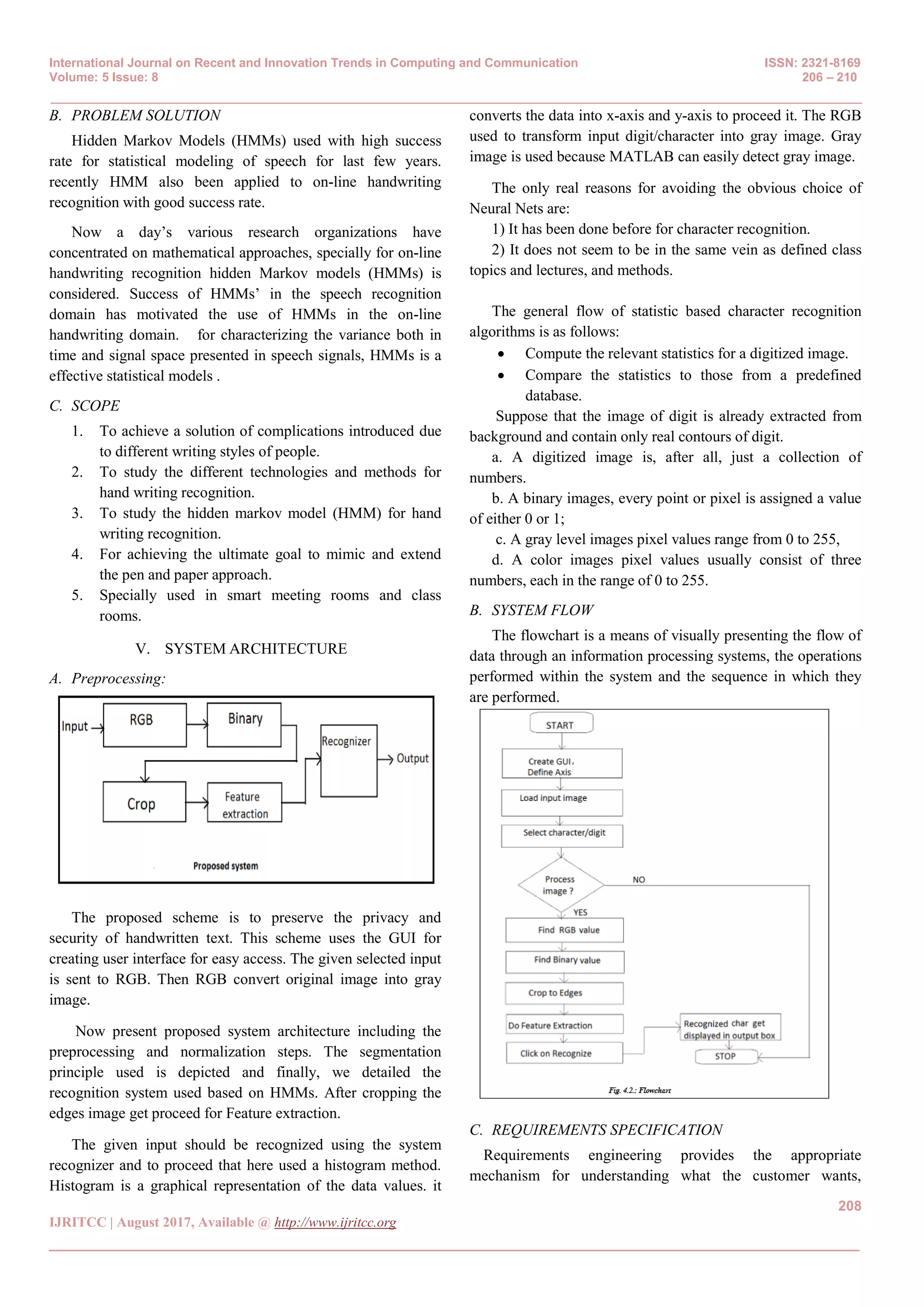 Online Handwriting Recognition using HMM | PDF
