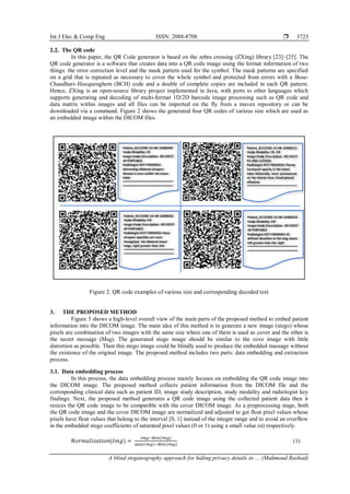 A blind steganography approach for hiding privacy details in images of digital imaging and ...