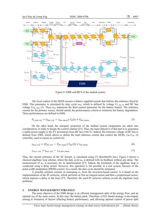 Fuzzy logic-based energy management strategy on dual-source hybridization for a pure electric ...