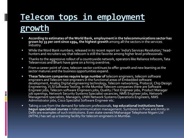 telecommunication-ppt | PPT