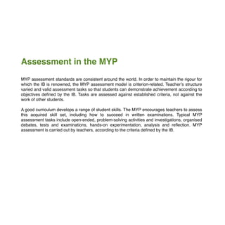 MYP | PDF