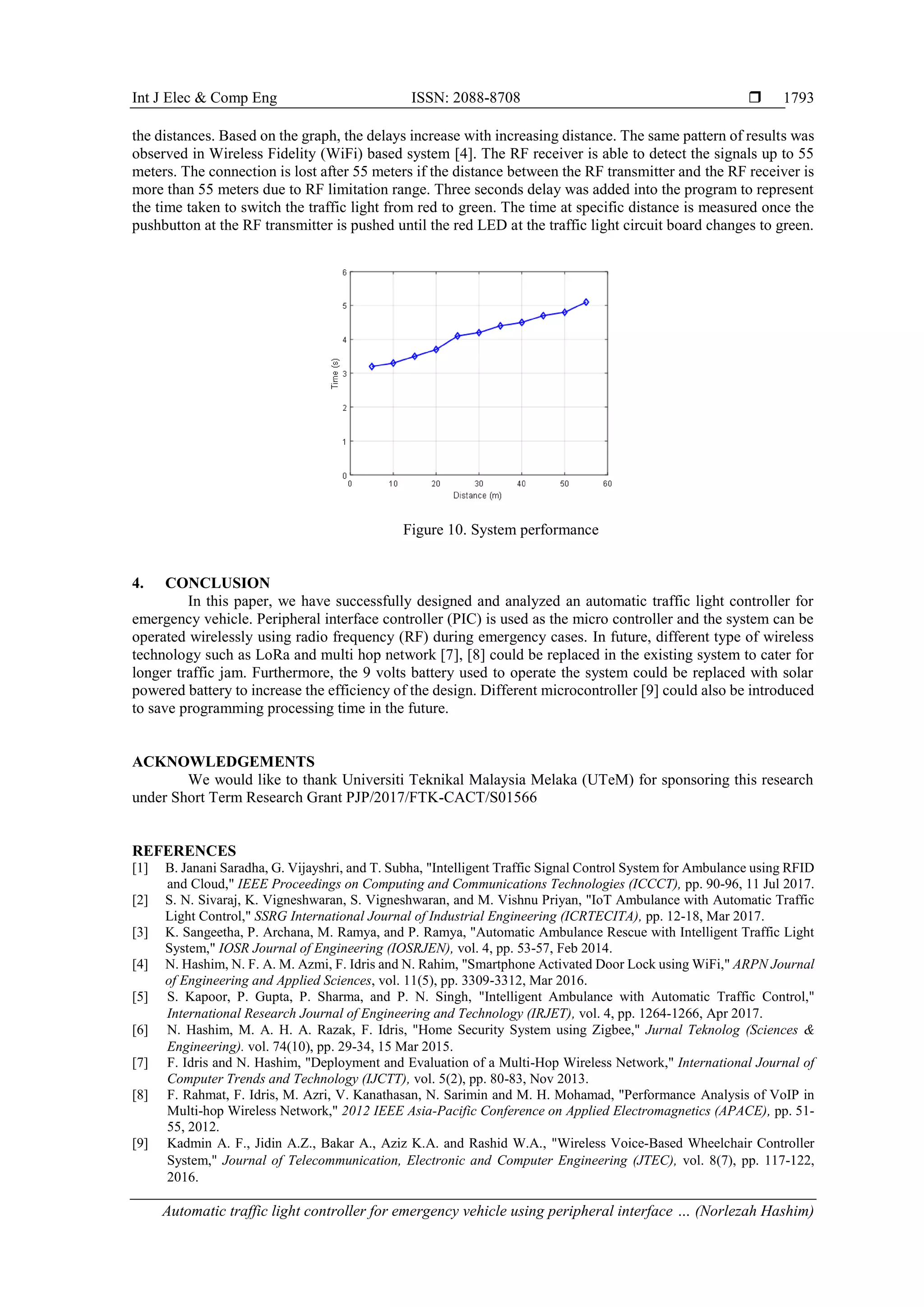 Automatic traffic light controller for emergency vehicle using peripheral interface controller ...