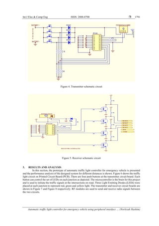 Automatic traffic light controller for emergency vehicle using peripheral interface controller ...