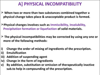 Incompatibility in Prescription | PPT