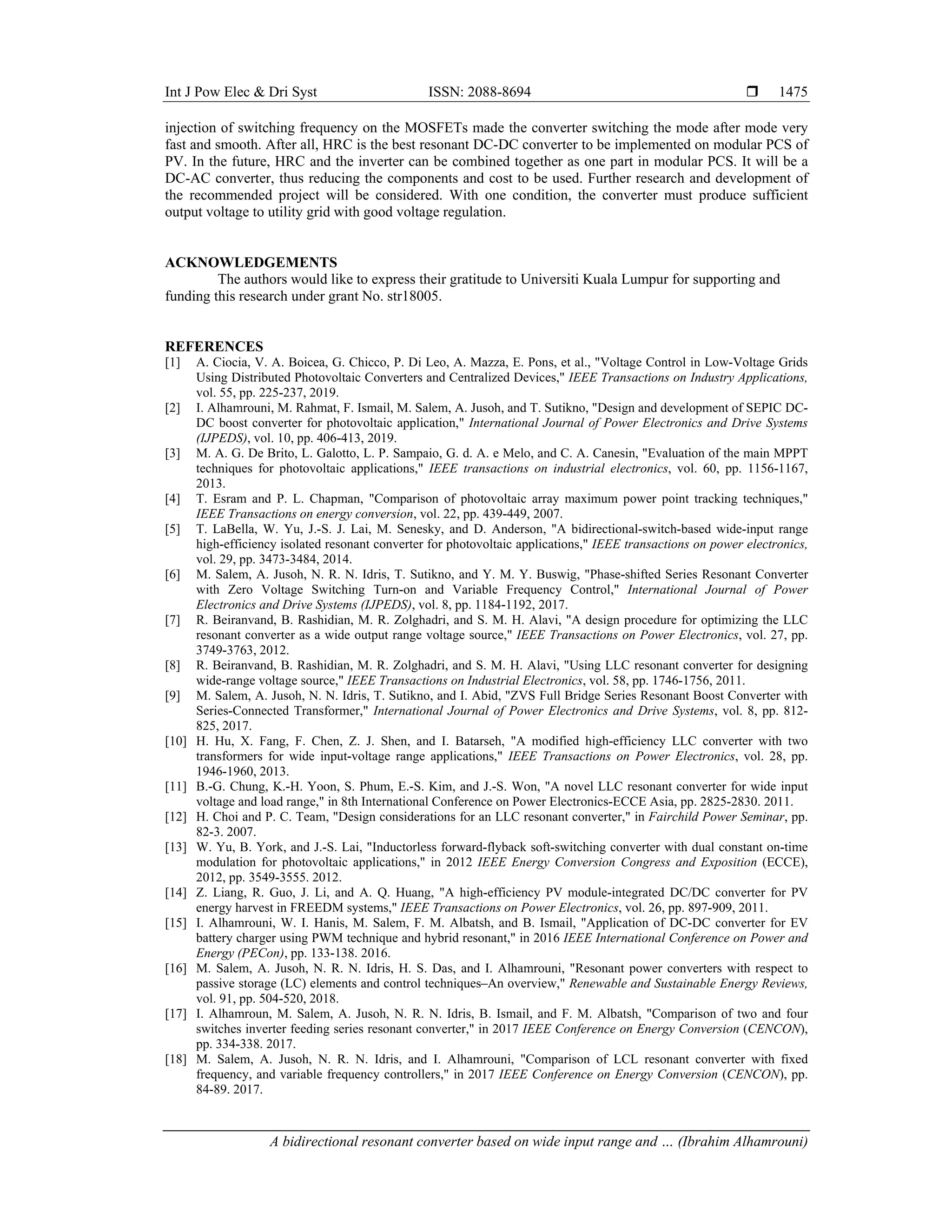 A bidirectional resonant converter based on wide input range and high efficiency for ...