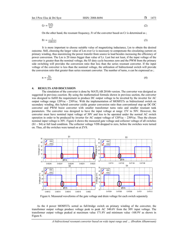 A bidirectional resonant converter based on wide input range and high efficiency for ...