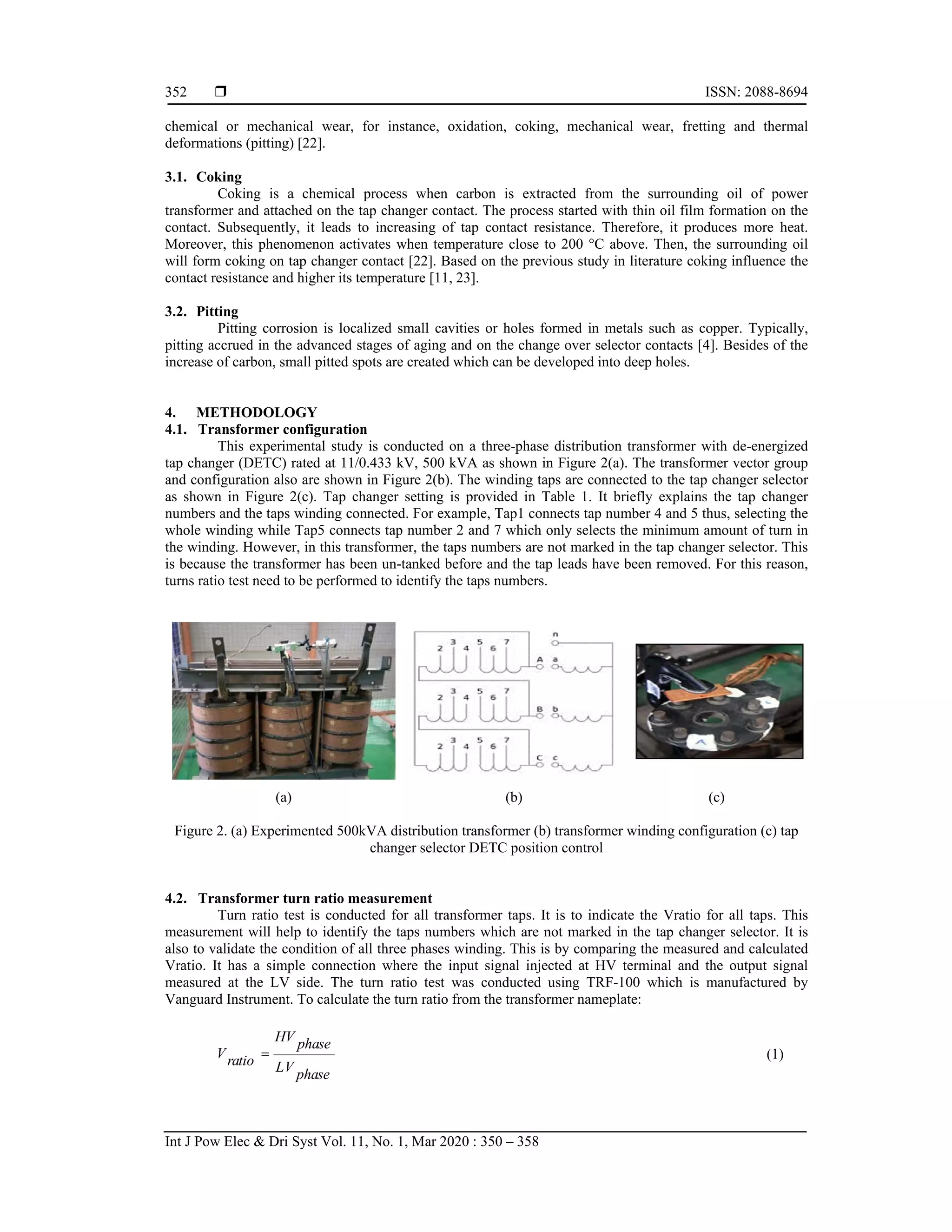 Frequency response analysis for transformer tap changer damage detection | PDF