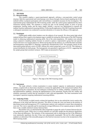 Enhancing mathematical reasoning: role of the search, solve, create, and share learning | PDF