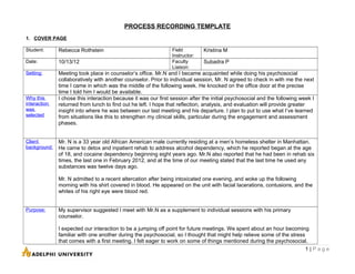 Process Recording #1 | PPT