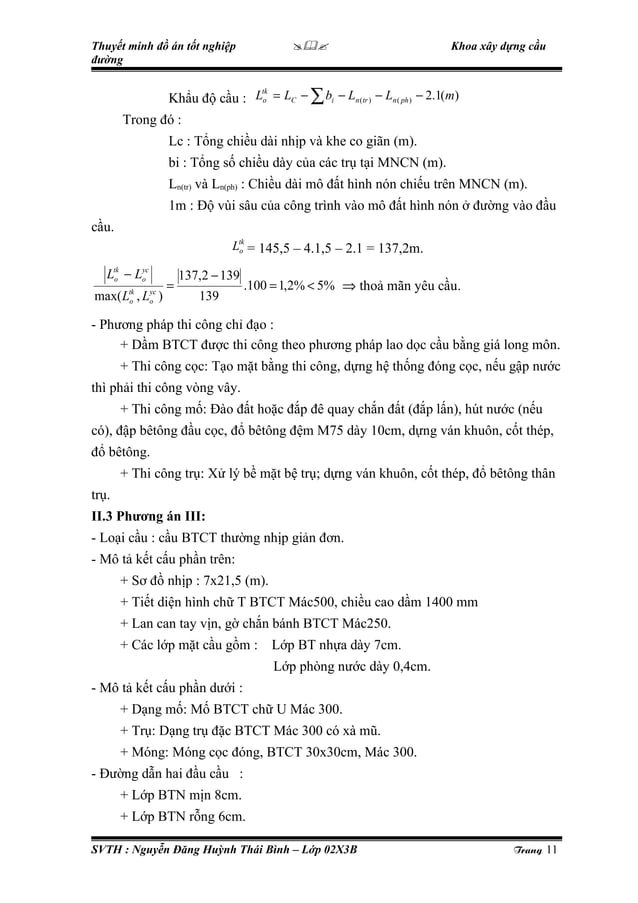 Thiết Kế Cầu Dầm Super T Căng Sau (Kèm Bản Vẽ Autocad) | PDF