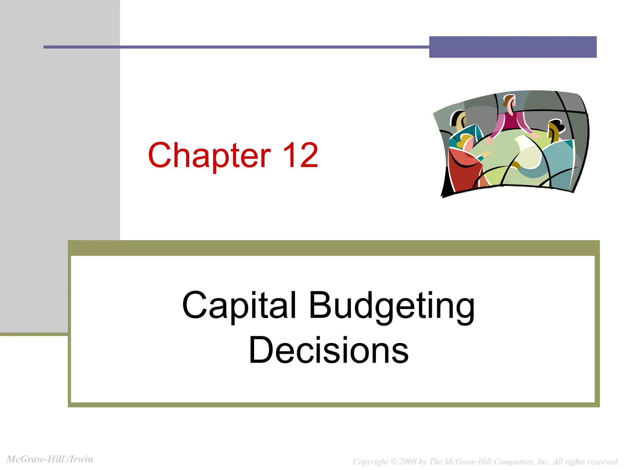 Capital budget explaining slides show ed | PPT