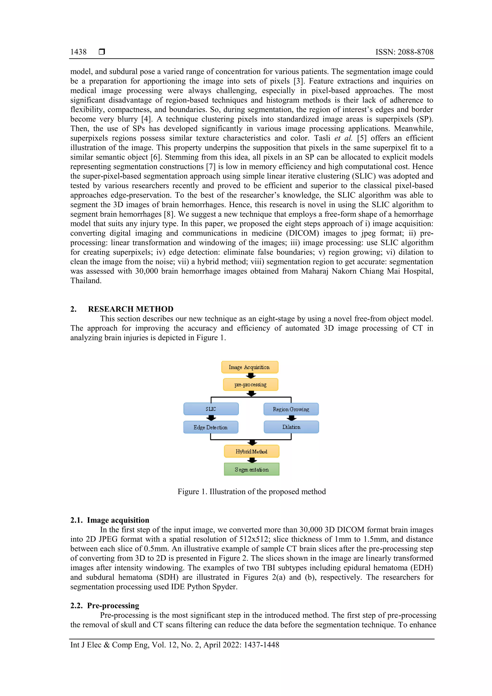 A hybrid method for traumatic brain injury lesion segmentation | PDF | Photo Editing Software ...