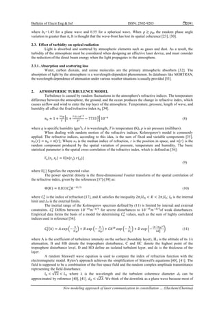 New modeling approach of laser communication in constellation and through atmospheric ...