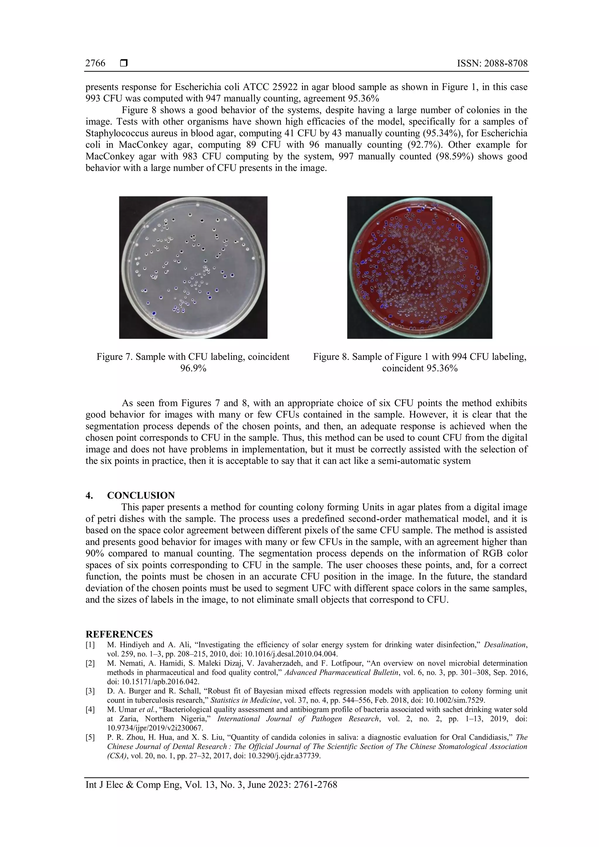 Semi-automatic model to colony forming units counting | PDF | Biological Sciences | Science